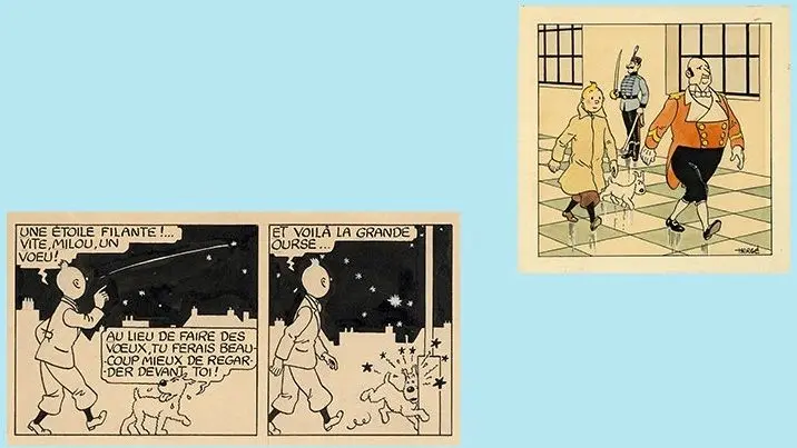 Rare Tintin Drawings on Auction in Paris | Iran arts